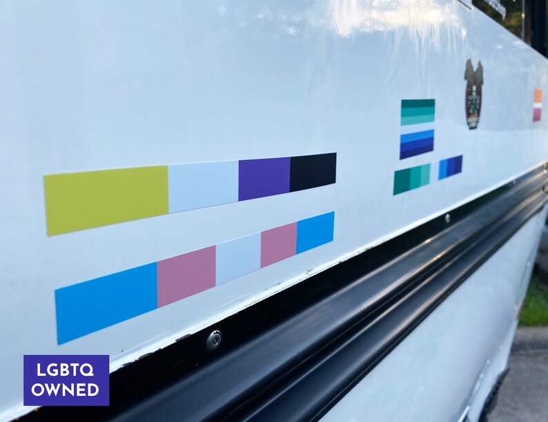 Subtle Pride Sticker 21 Pride Flag Options Trans - Etsy