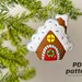 Gingerbread House Felt Sewing Pattern, PDF and SVG File, Christmas ...