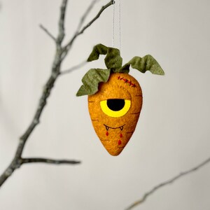 Zombie Carrot Felt Sewing Pattern PDF/SVG Halloween Ornaments ...
