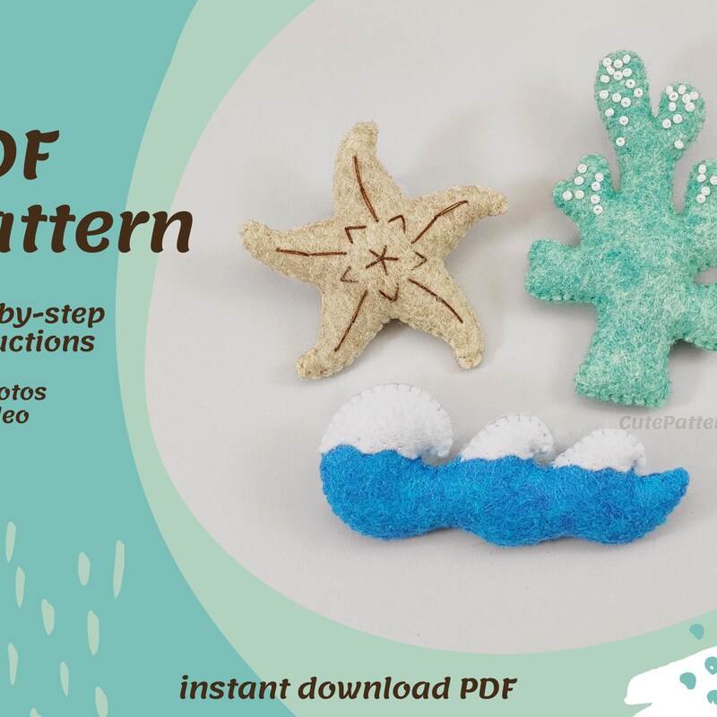 Felt Starfish - Etsy