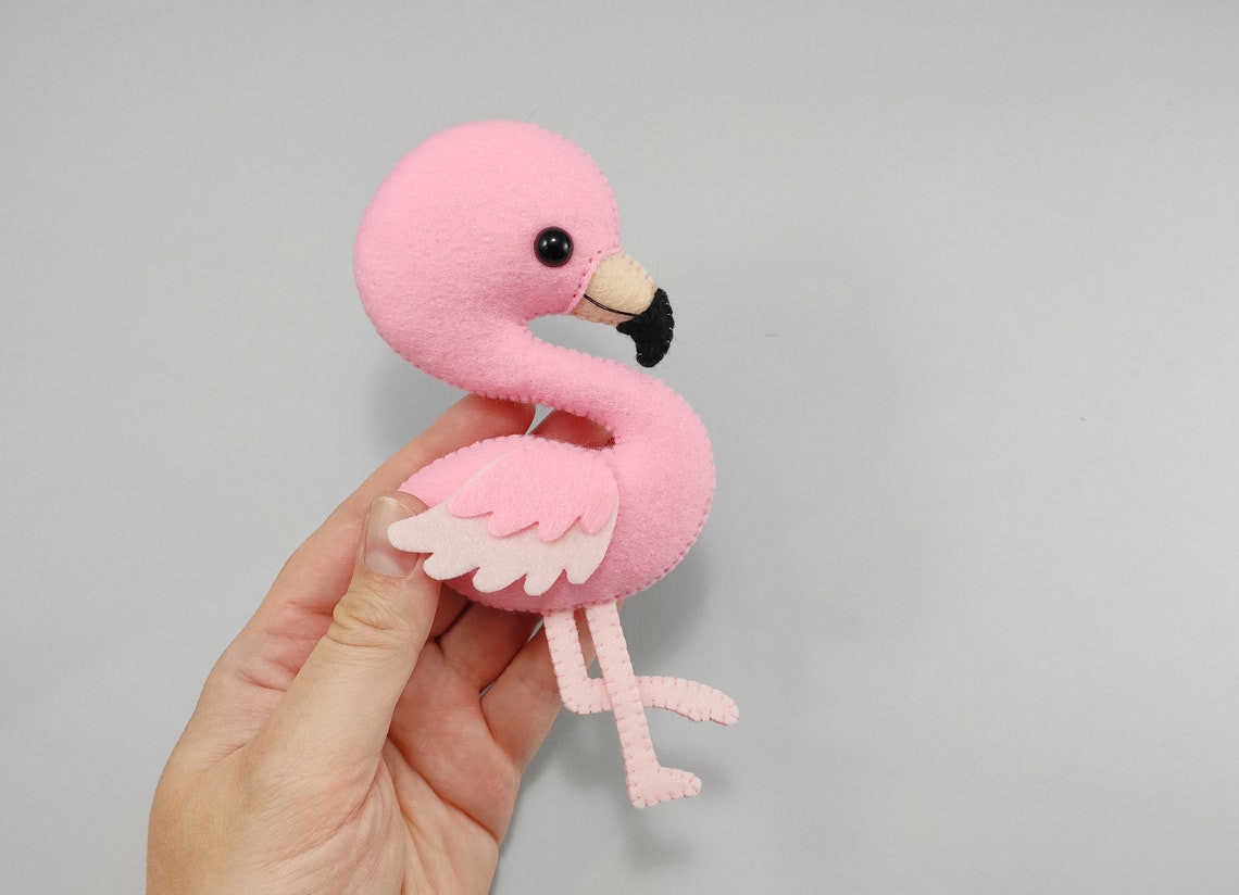 Cute Flamingo Sewing Pattern PDF Make Your Own Plush - Etsy