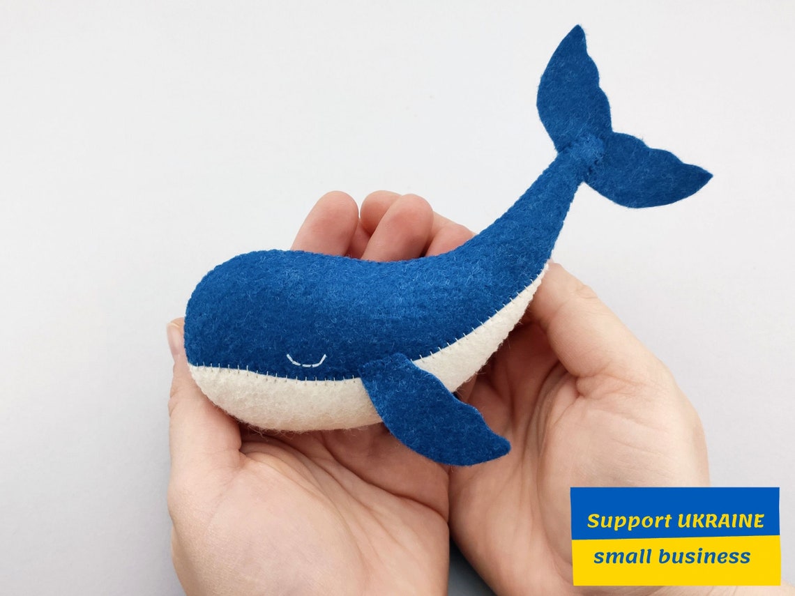 Sewing Pattern Whale Plush PDF SVG Soft Animal Whale Toy | Etsy