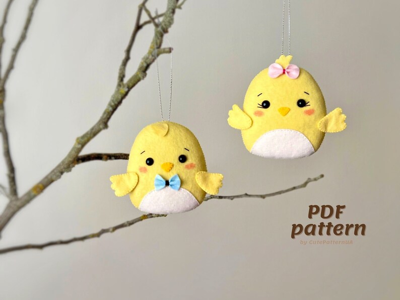 Easter Chick Pattern PDF SVG Squishmallow Felt Chicken Easy - Etsy
