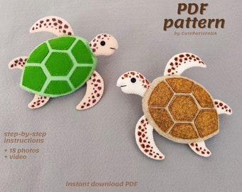 Felt Sea Turtle | Etsy
