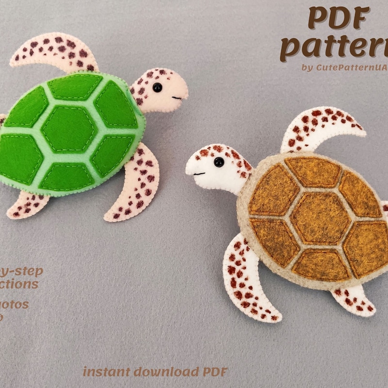 Felt Sea Turtle - Etsy
