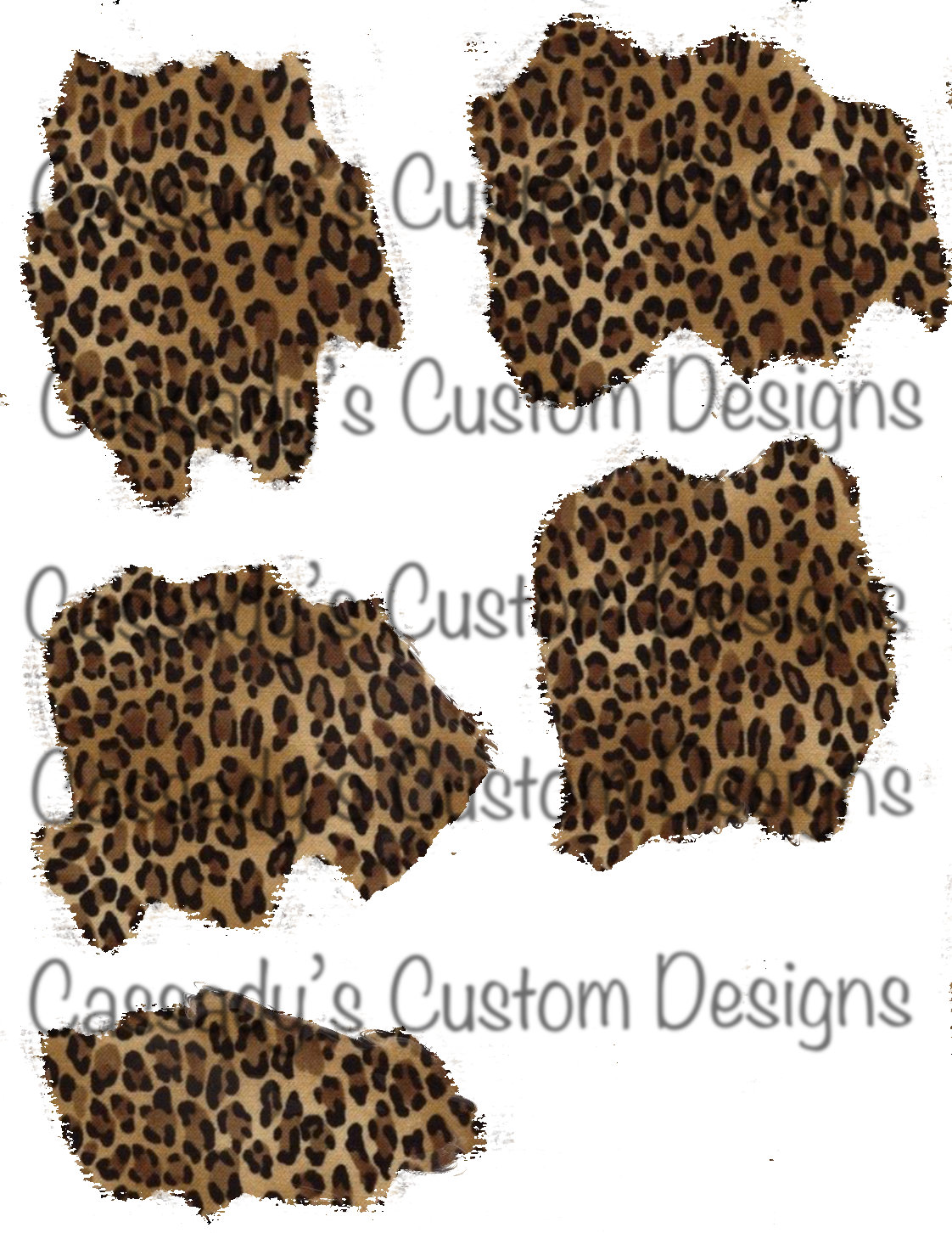 Cheetah Patches Bundle PNG - Etsy