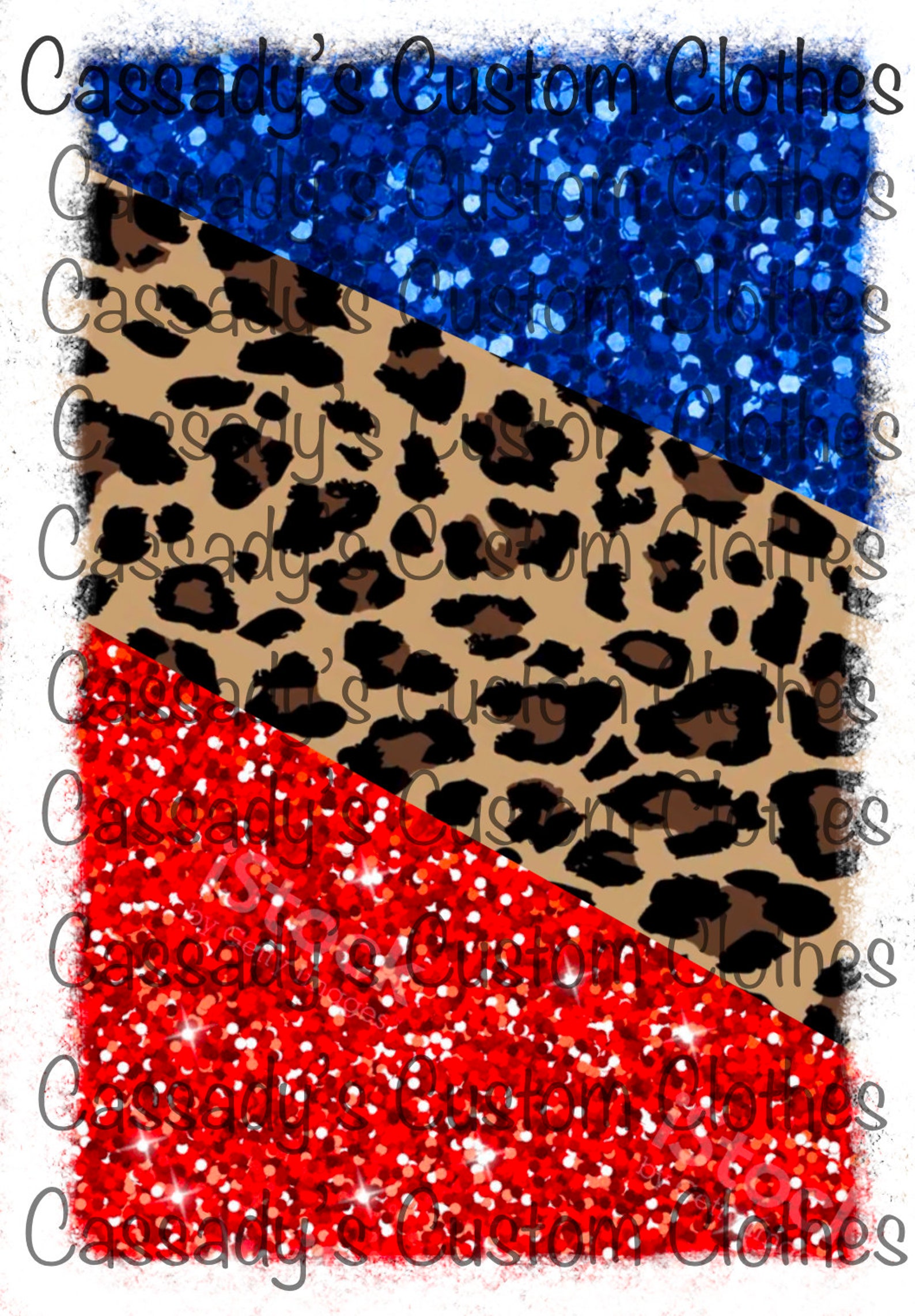 Leopard and Glitter Background Sublimation Png File - Etsy