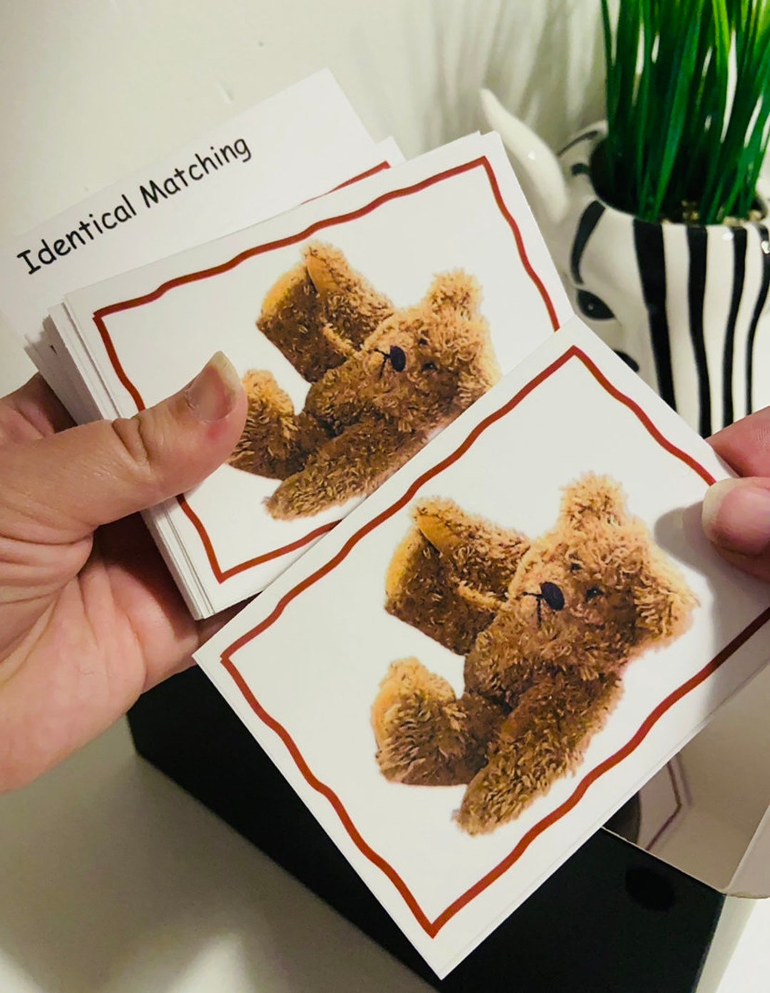 ABA printable Identical matching flashcards Autism - Etsy.de
