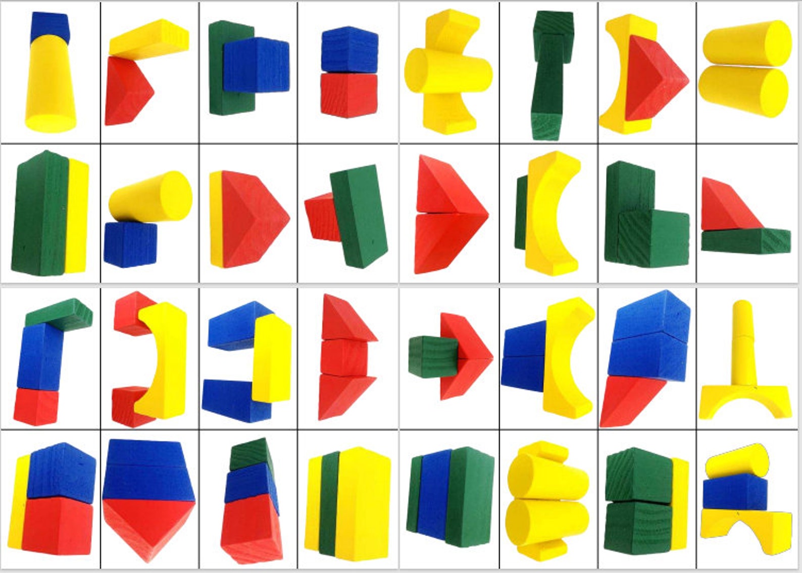 Block Matching Imitation Building lego therapy Autism | Etsy