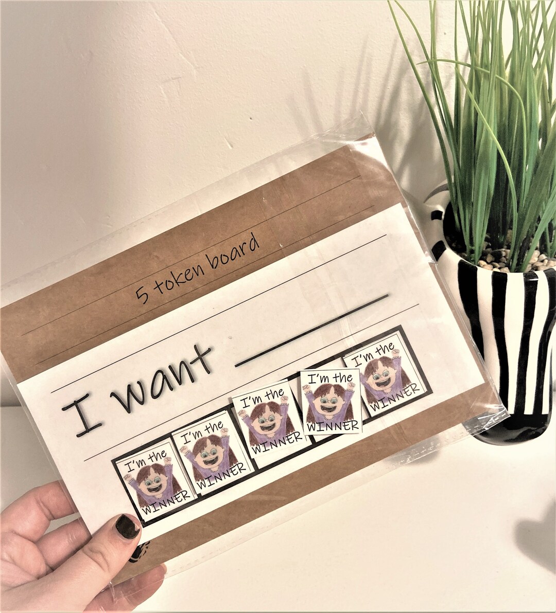 Token Board, 5 Tokens, Reward Chart, Reward, Good Behaviour, ABA ...