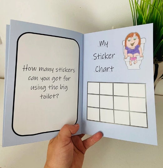 Toilet, Training, Potty, Training, Social Story, Toddler Book, With ...