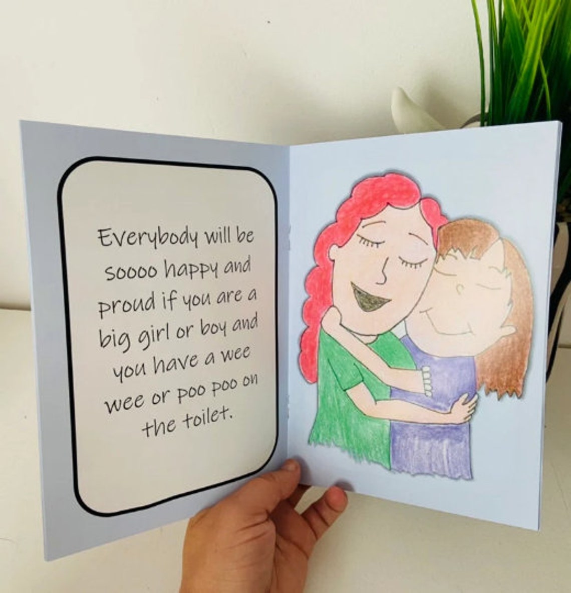 Toilet, Training, Potty, Training, Social Story, Toddler Book, With ...