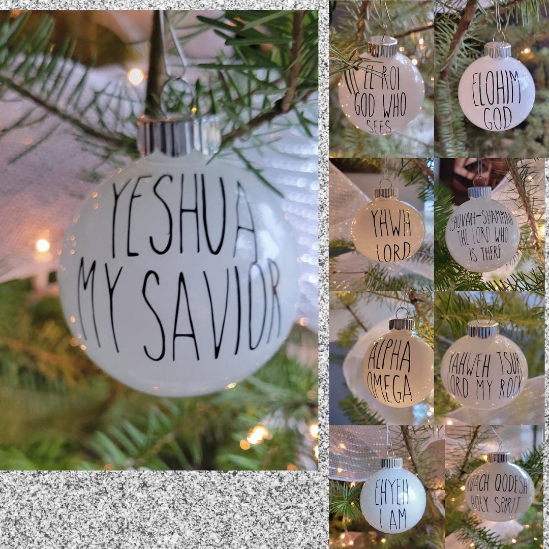 Names of God Ornament SVG File - Etsy