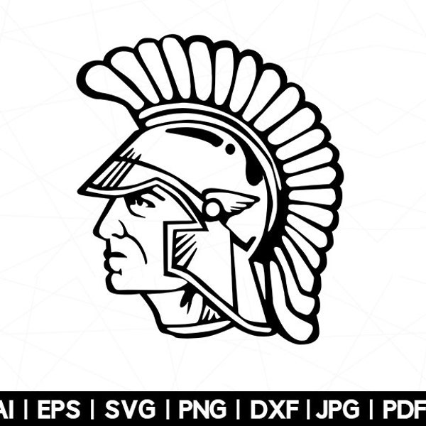 Trojan Head - Etsy