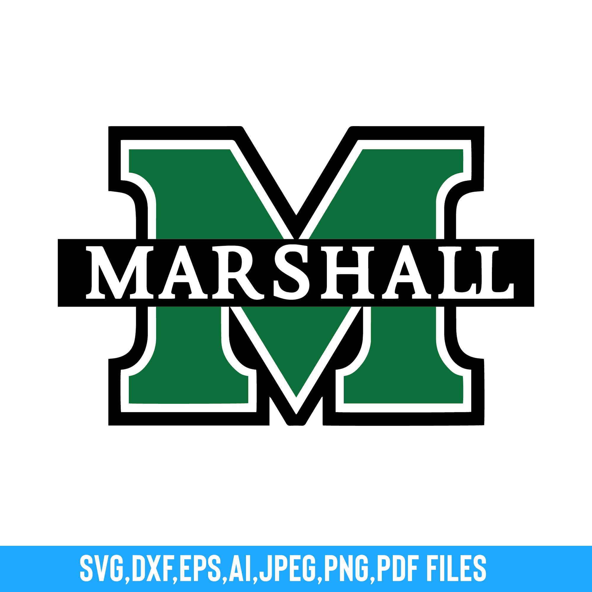Marshall Svg, Marshall University SVG, PNG, Cricut, Silhouette Cut File ...