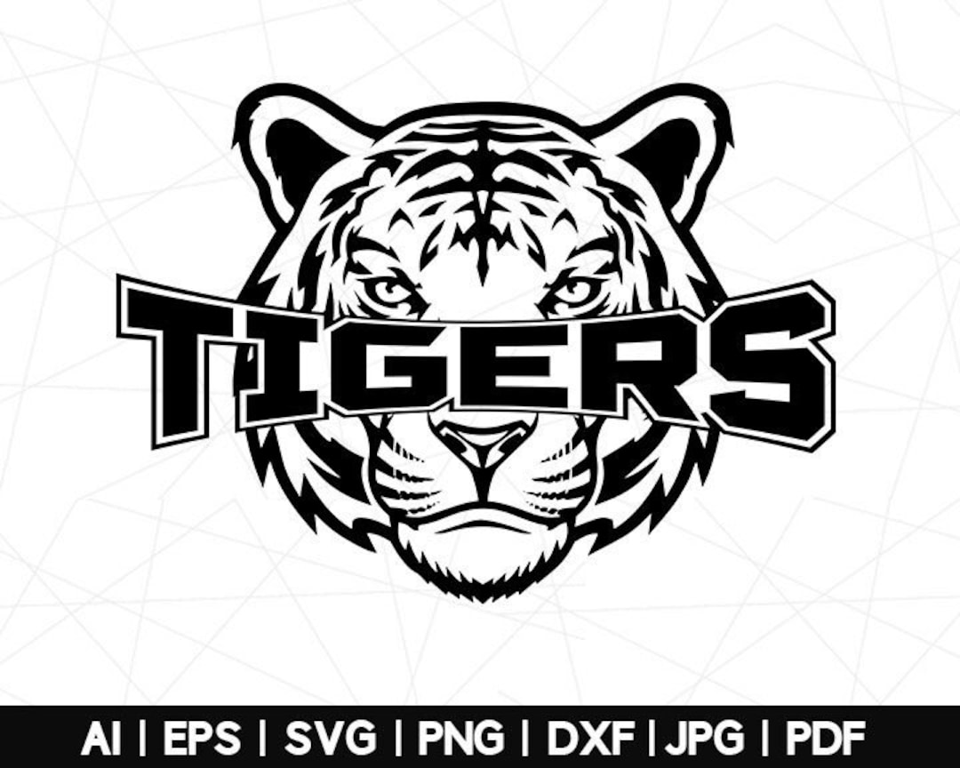 Tigers Svg, Tiger Png, Tigers Mascot Svg, Tigers Svg, Tigers School ...