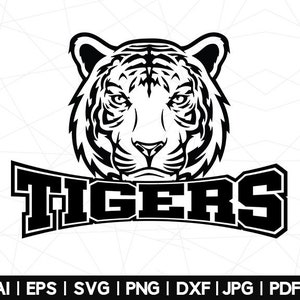 Tigers Svg, Tiger Png, Tiger Pride Svg, Tiger Png, Tigers Mascot Svg ...