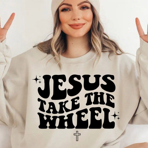 Jesus Take the Wheel Svg - Etsy