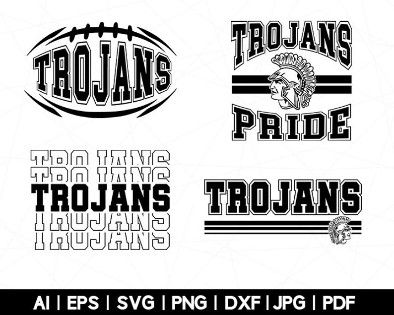 Trojan svg, PNG, Dxf, Svg, Eps, Trojan Png, mascota del equipo de la ...