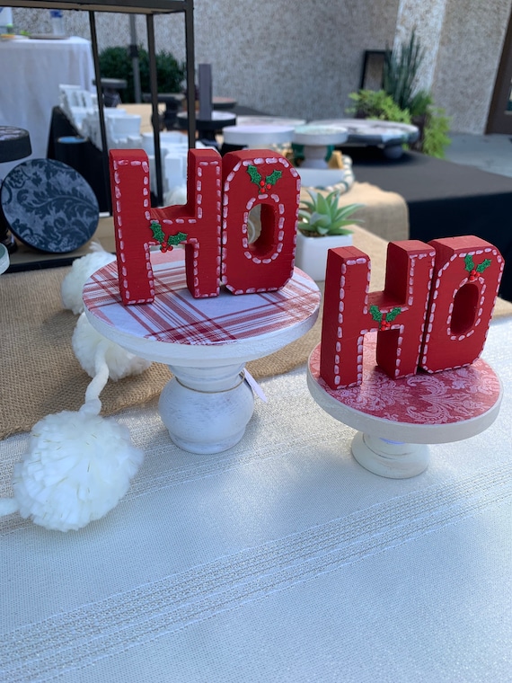 Wood Handcrafted hoho Letters - Etsy