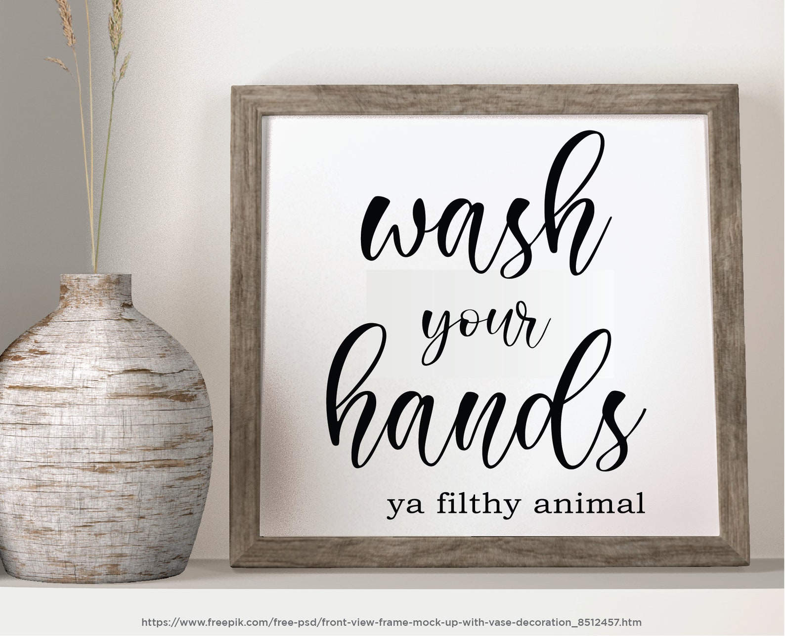 Wash Your Hands Ya Filthy Animal SVG, Bathroom SVG, Funny Bathroom Sign ...