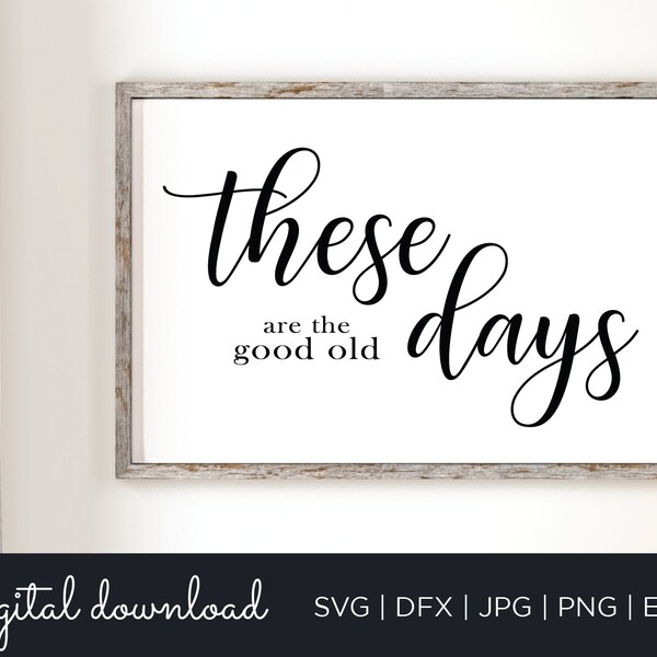 Good Old Days - Etsy