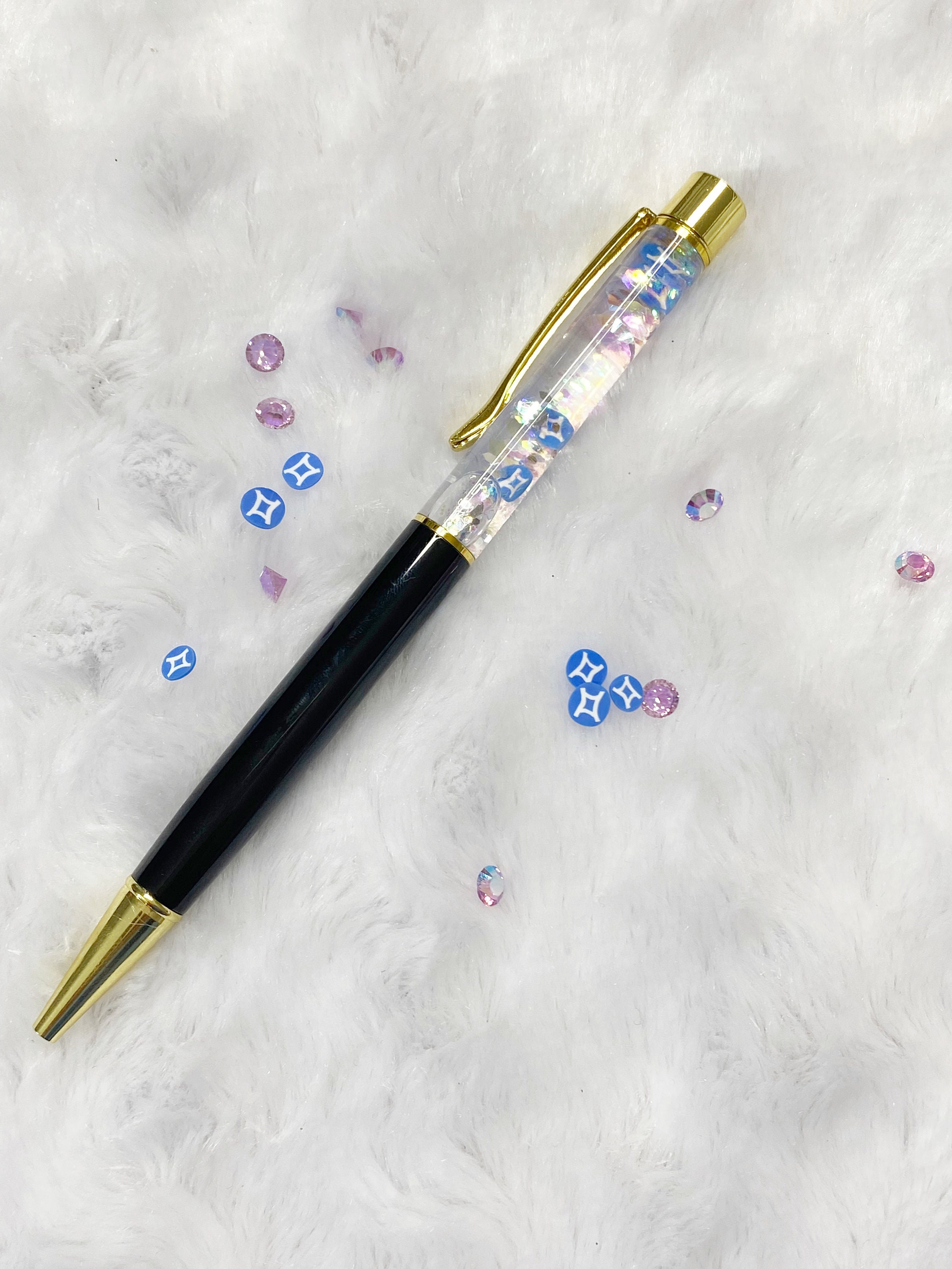Gemini Zodiac Pen Floating Glitter Pens Admin Gifts Gifts - Etsy