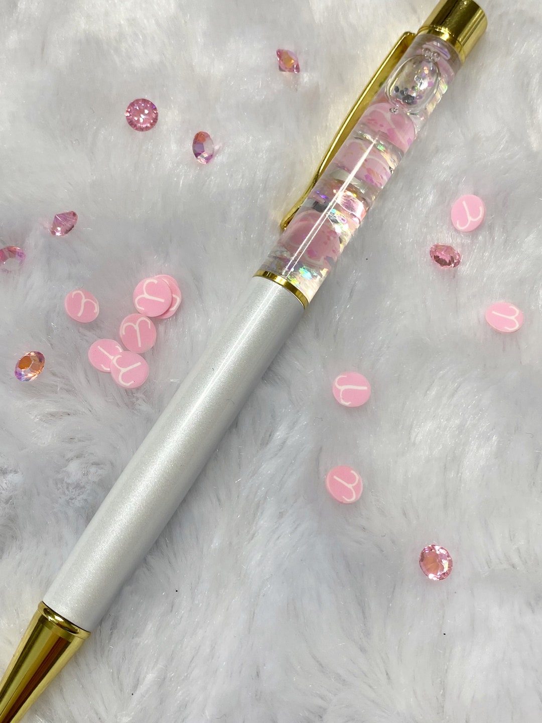 Aries Zodiac Pen, Floating Glitter Pens, Admin Gifts, Gifts for Her ...