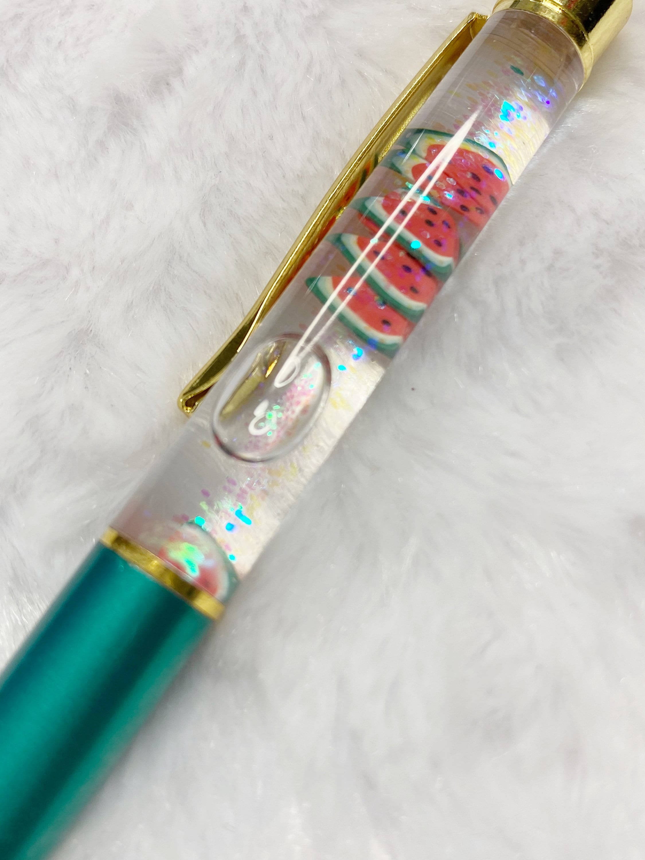 Floating Glitter Pen, Fruity Pen, Gifts for Her, Planner Pen, Journal ...