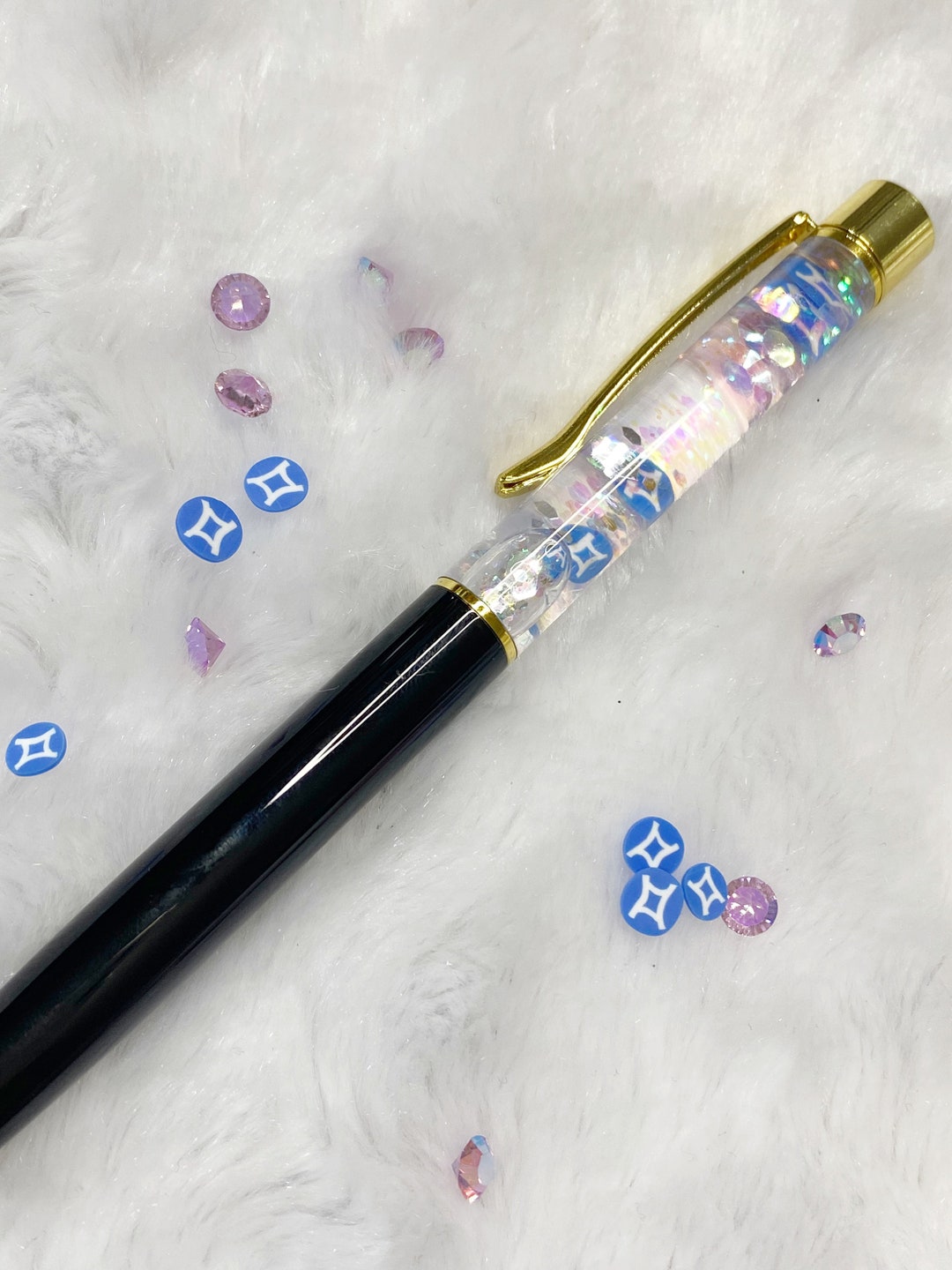 Gemini Zodiac Pen, Floating Glitter Pens, Admin Gifts, Gifts for Her ...