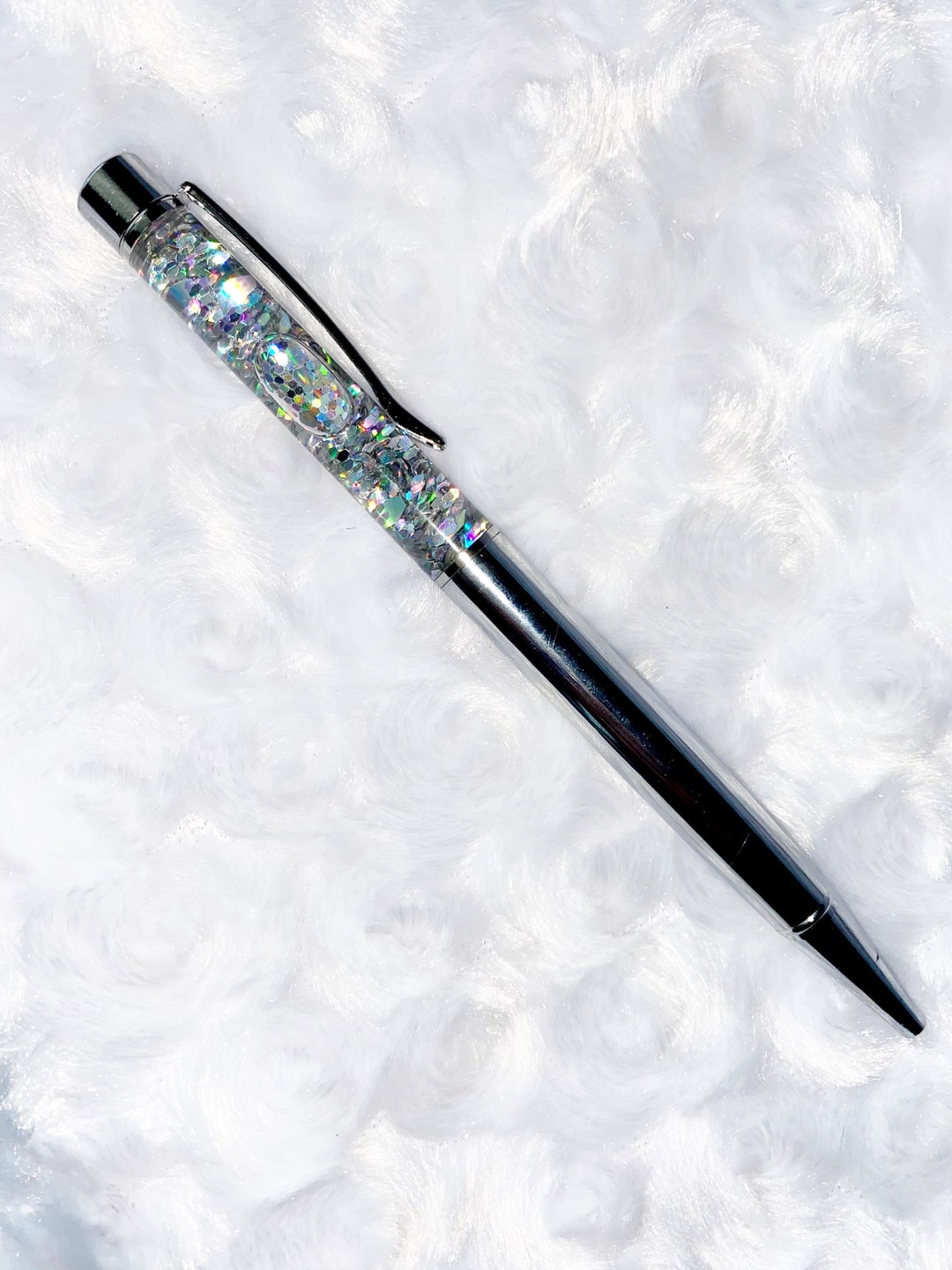 Floating Glitter Pen, Silver City, Glitter Pen, Admin Gift, Functional ...