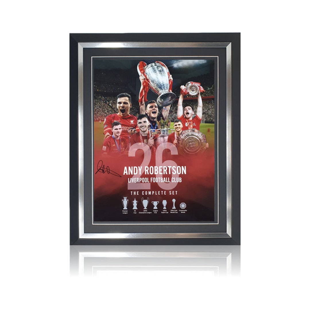 Andy Robertson Hand Signed 12" X 16" Montage in Classic Frame - Etsy