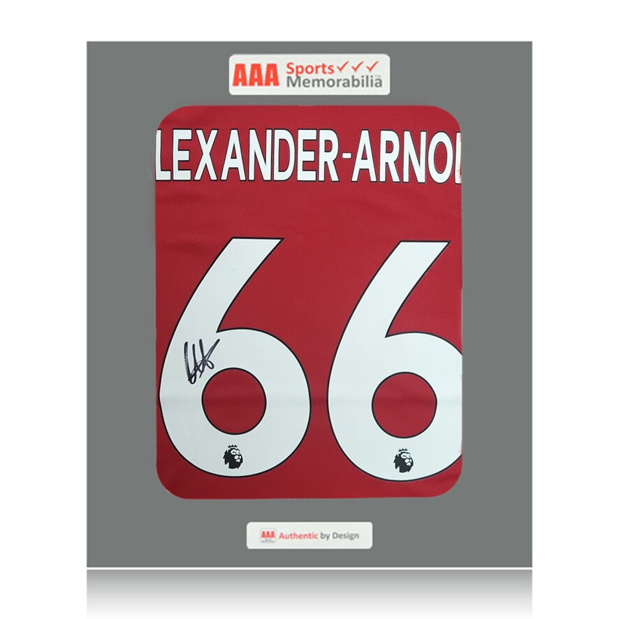 Trent Alexander Arnold Hand Signed Liverpool 2022-23 Home Shirt in AAA ...
