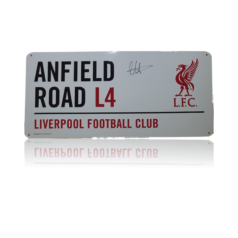 Anfield Road Sign Signed - Etsy