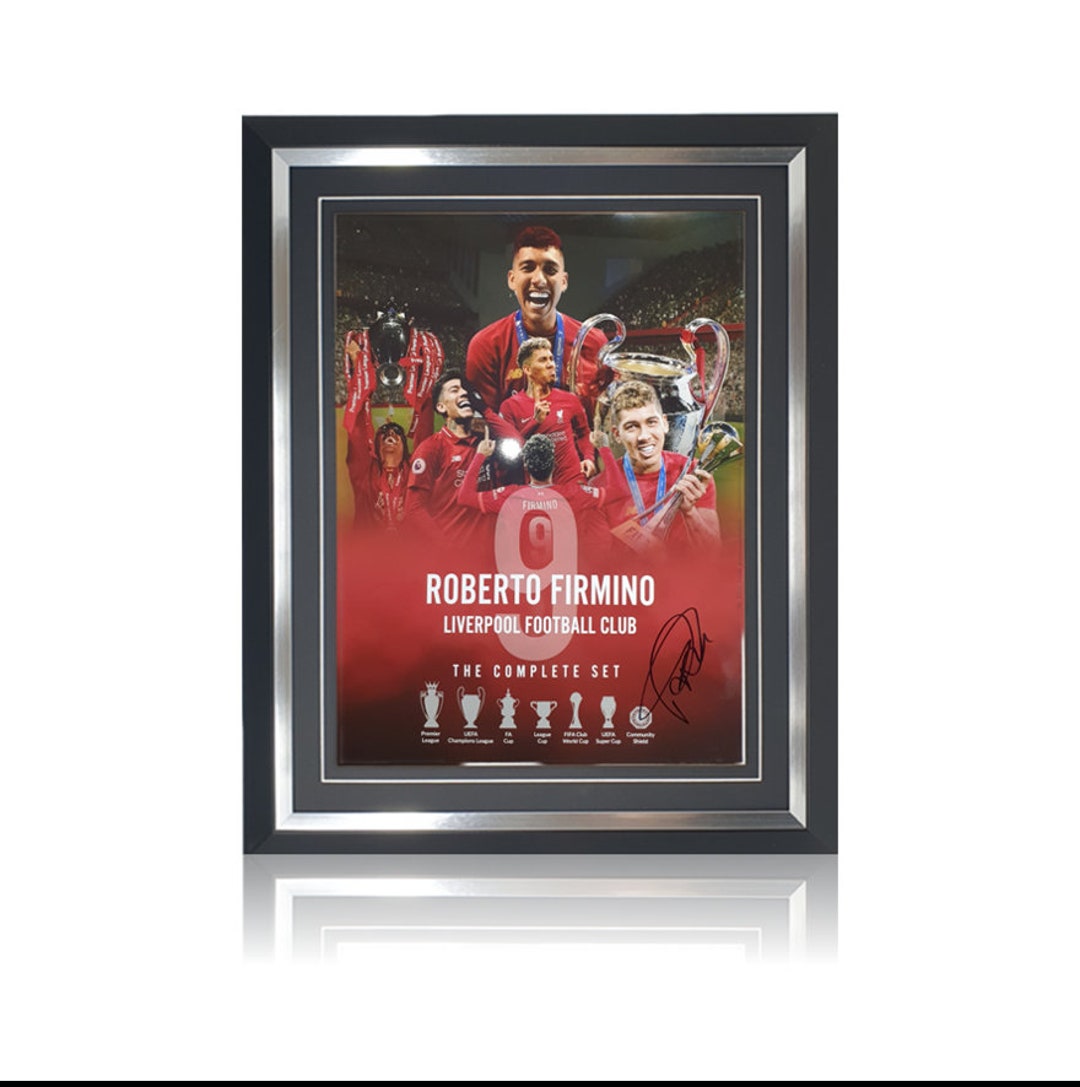 Roberto Firmino Hand Signed 12" X 16" Montage in Classic Frame - Etsy