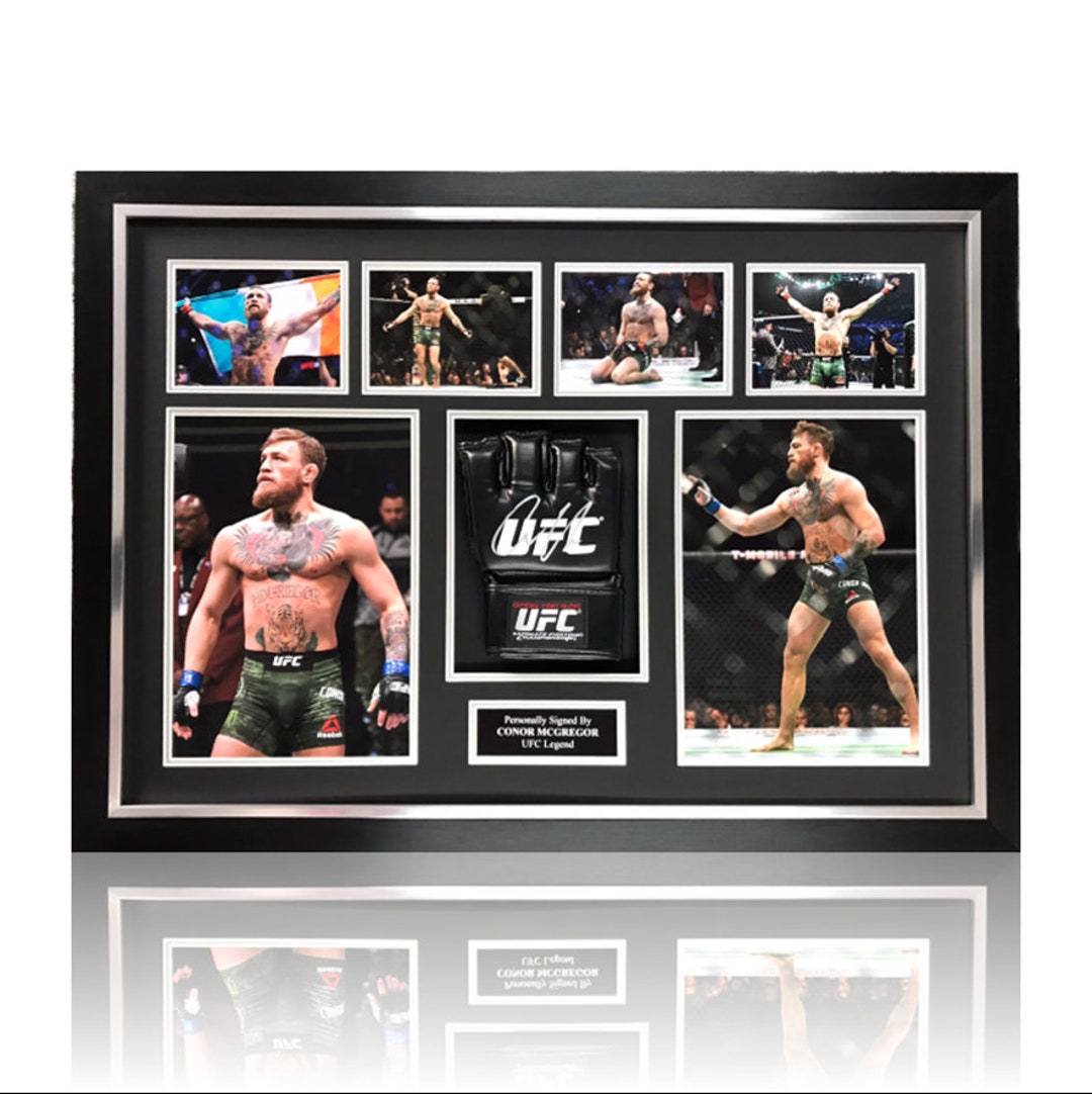 Conor Mcgregor Hand Signed MMA Glove in Deluxe Classic Frame - Etsy