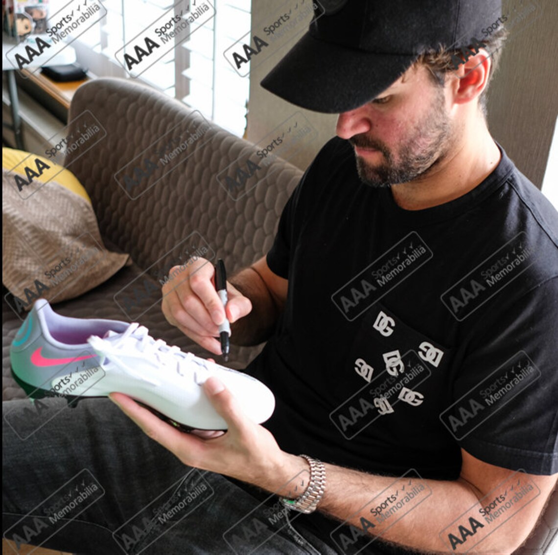 Alisson Becker Hand Signed White/blue Nike TIEMPO Football Boot - Etsy