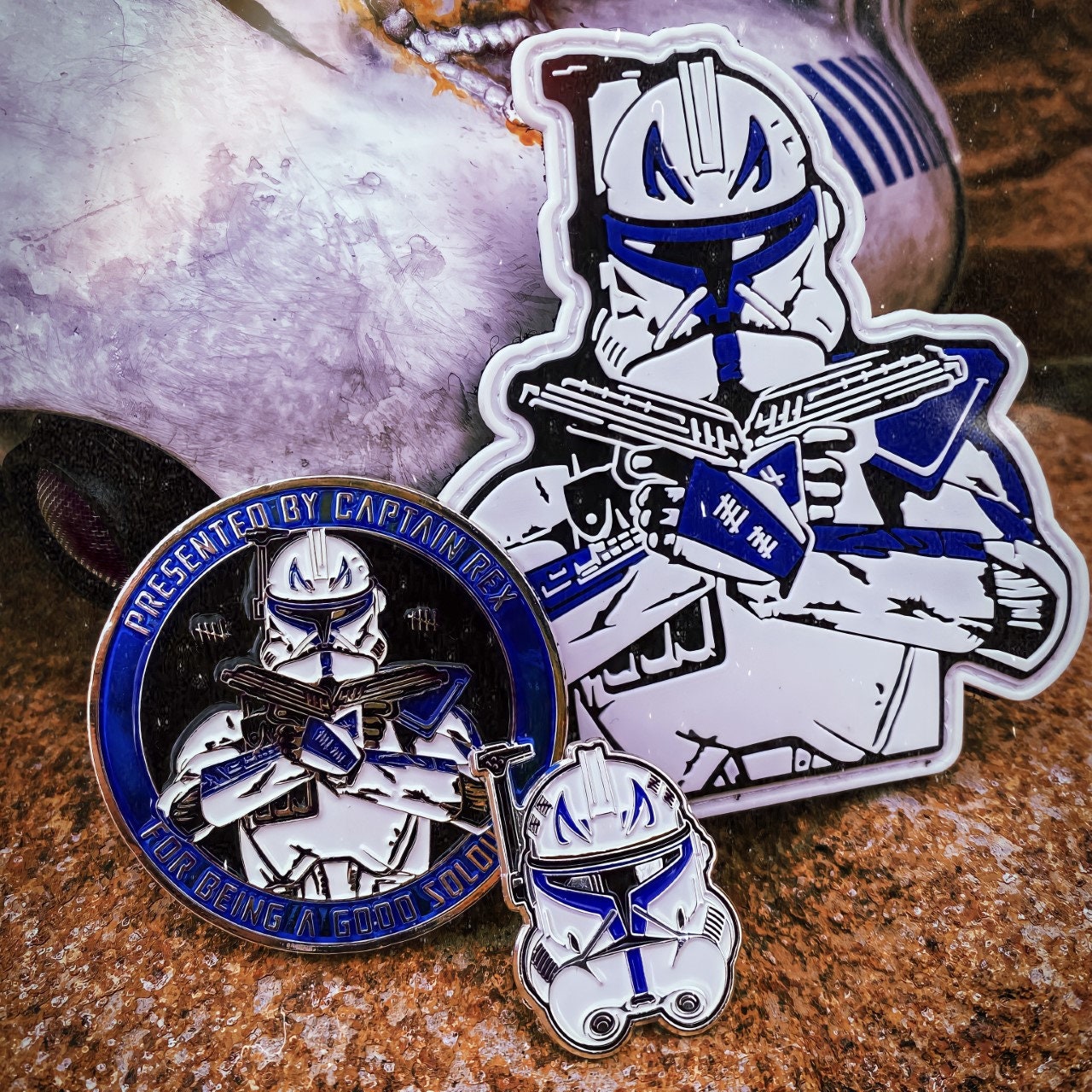 Captain Rex Challenge Coin - Etsy Canada