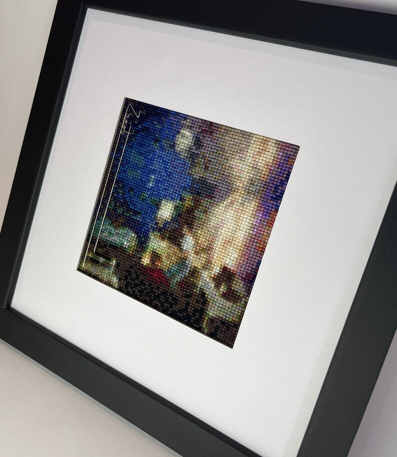 Finished Titanic Rising Cross Stitch Weyes Blood Album Cover Handmade ...