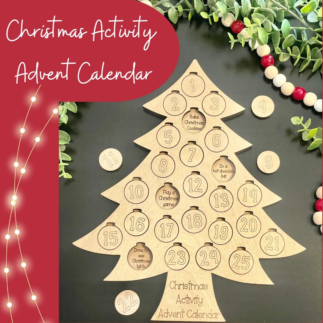 Christmas Activity Advent Calendar | Family Advent Calendar | Activity ...