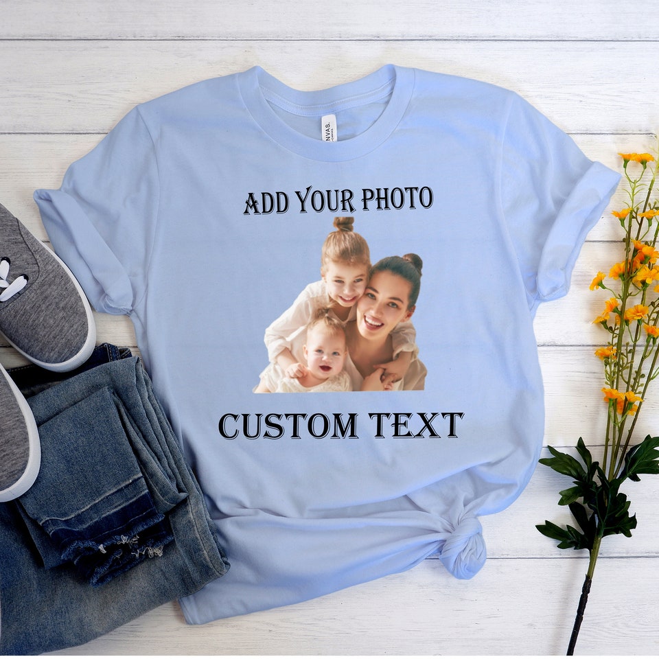 Custom text and photo shirt,Custom Photo-text shirt, sold by Dion ...
