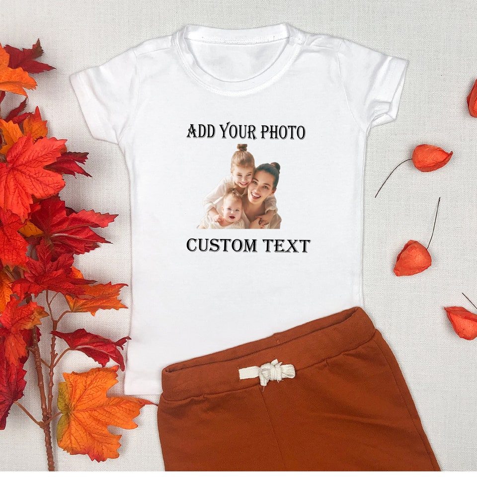 Custom text and photo shirt,Custom Photo-text shirt, sold by Dion ...