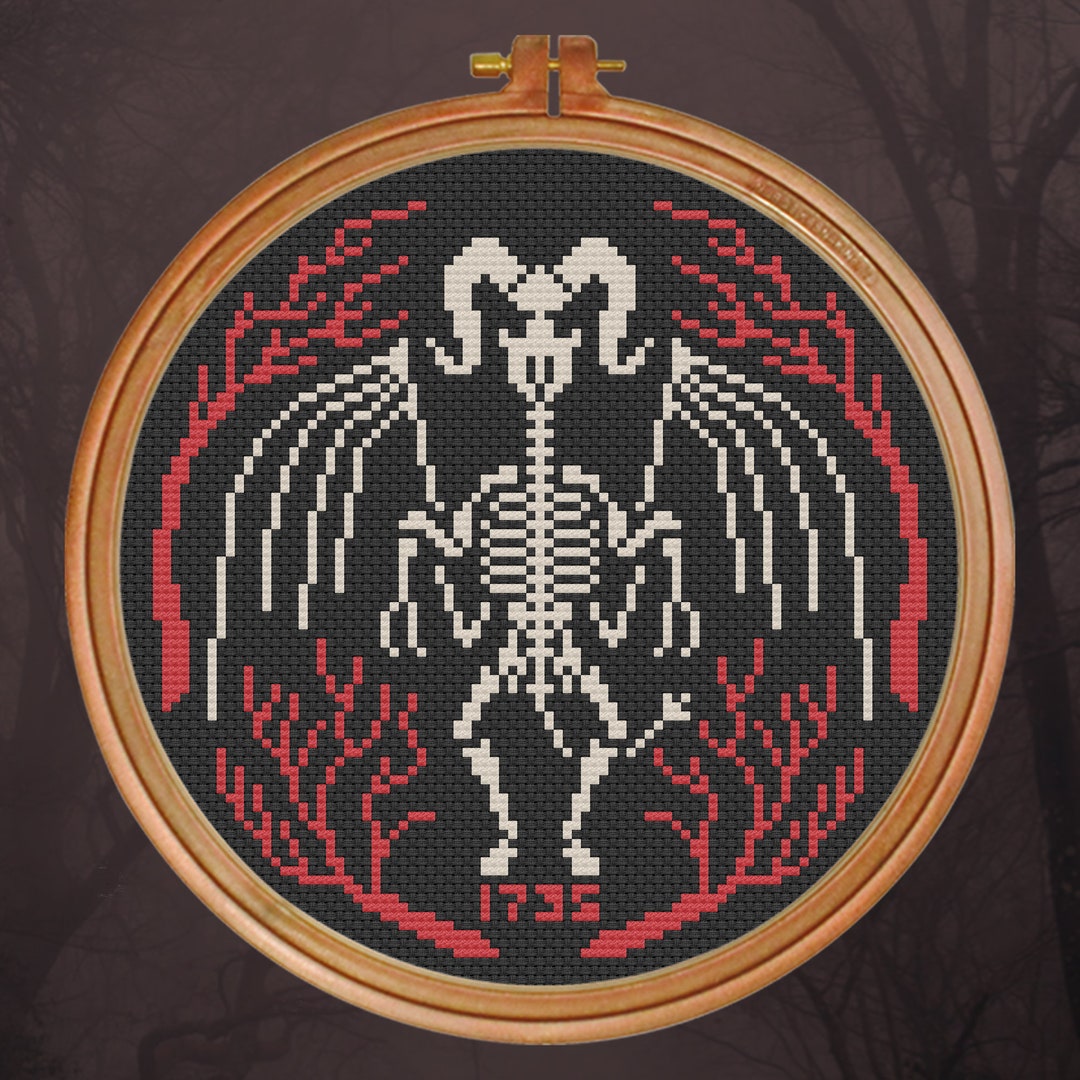 The Jersey Devil Cross Stitch Pattern - Etsy