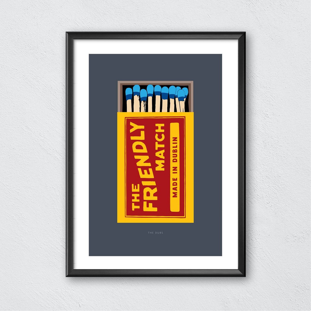 Your Favourite GAA County Colours as an Irish Made Art Print Inspired ...