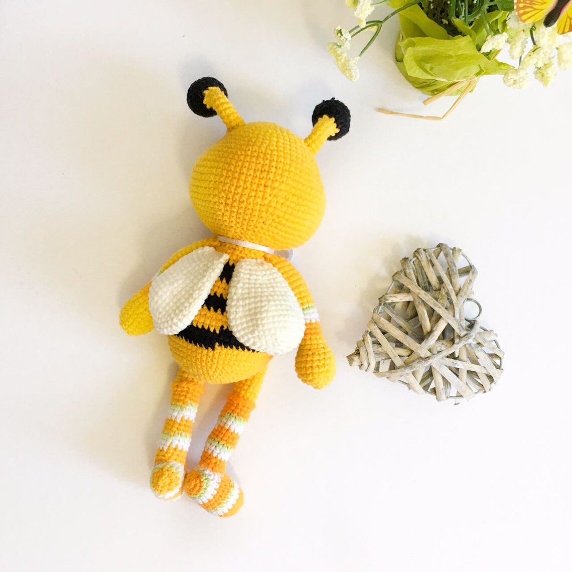 Cute crochet bee toy toy bee amigurumi bee toy honey bee | Etsy