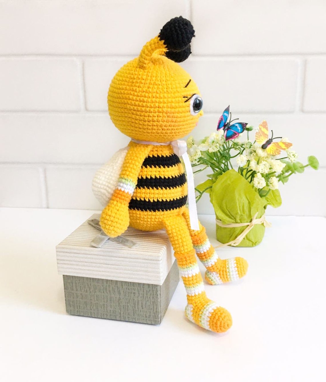 Cute crochet bee toy toy bee amigurumi bee toy honey bee | Etsy