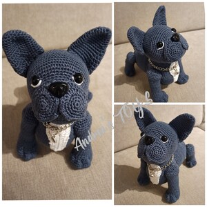 Dió Crochet Pattern French Bulldog Dog Amigurumi Francia - Etsy Canada