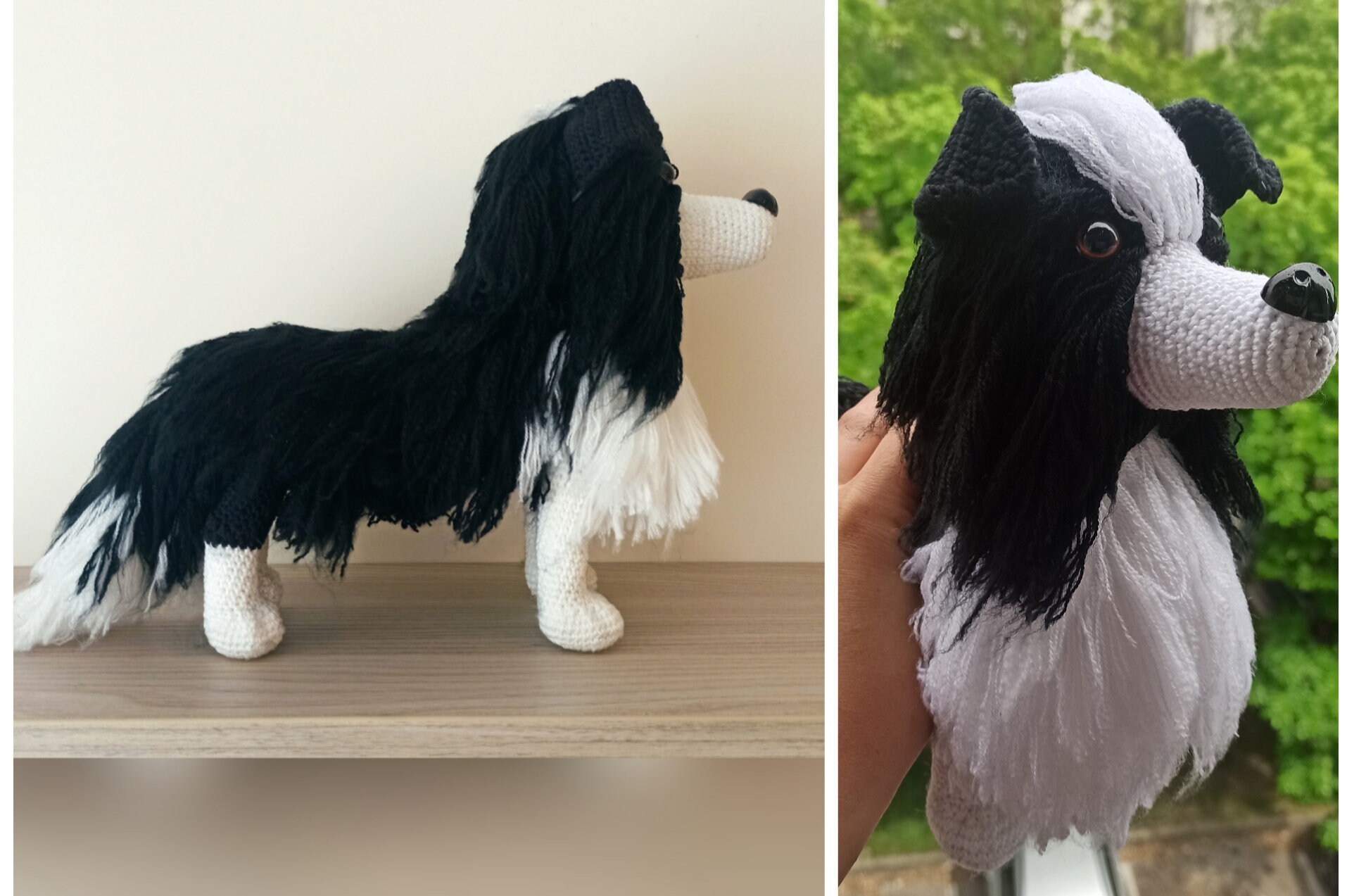 Sussy the Border Collie Crochet Pattern - Etsy UK