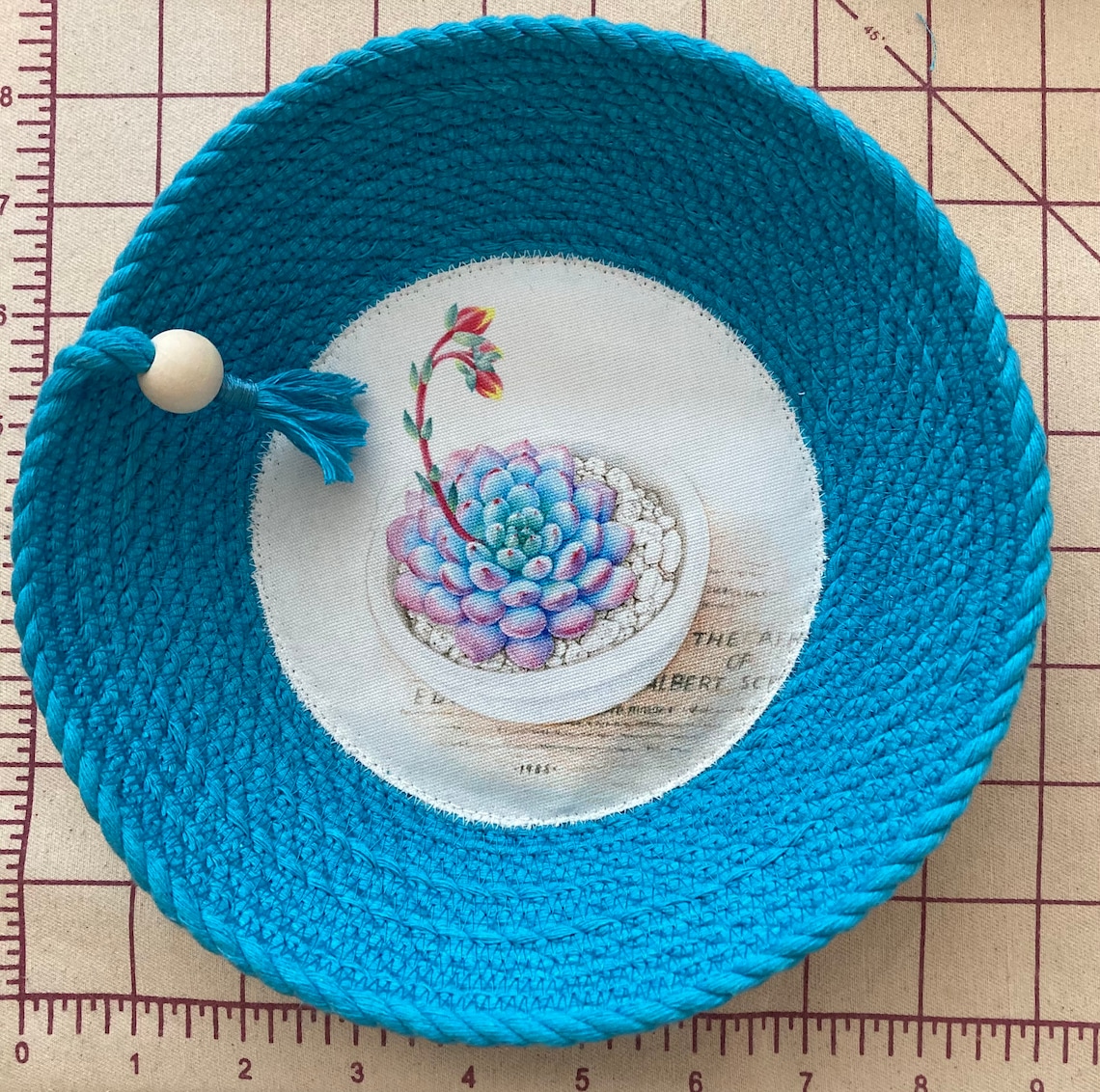 Hand Made Rope Bowl - Etsy