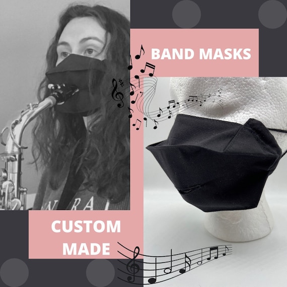 Comfortable 3-D Custom Band Mask for Musicians With Hole for | Etsy